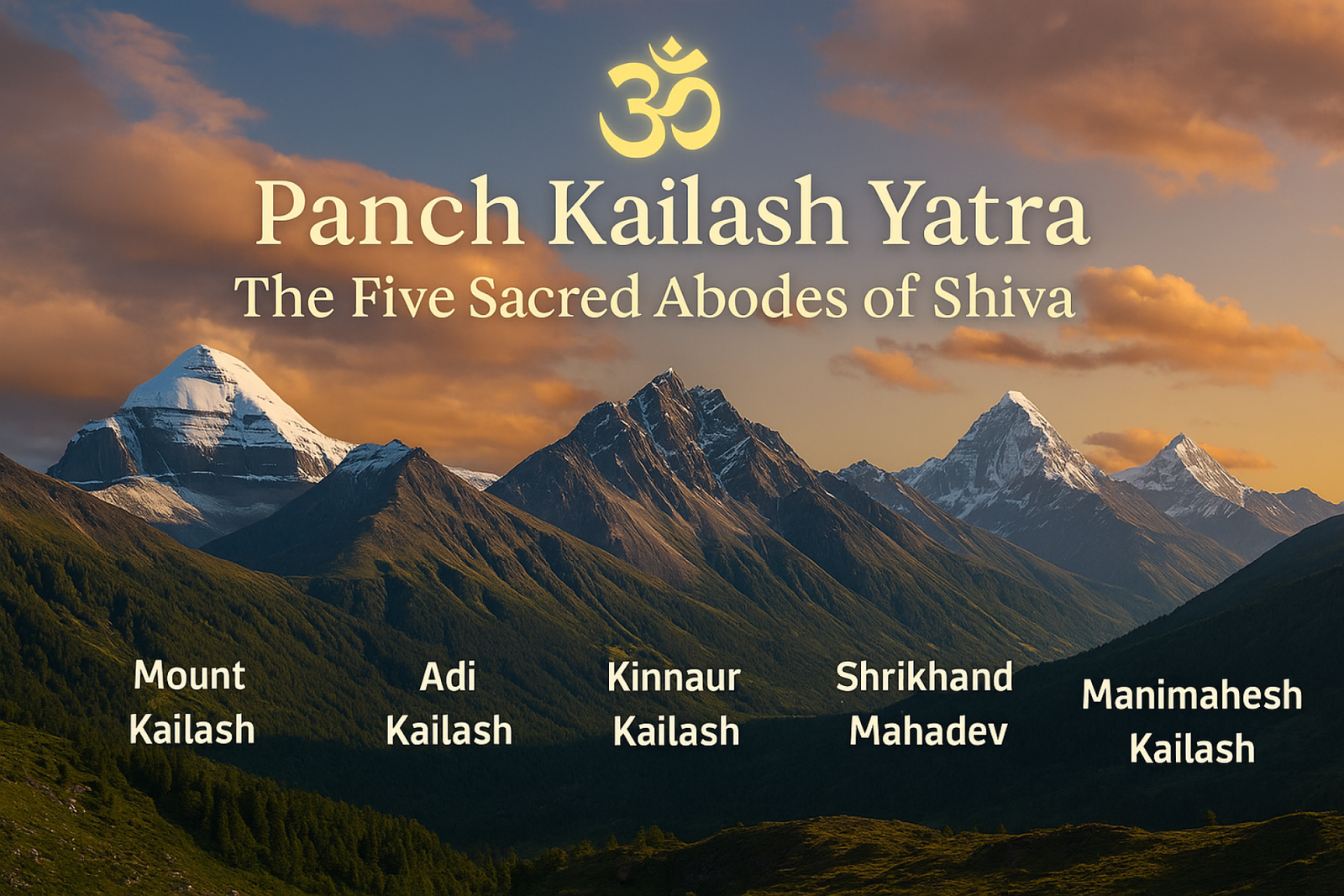 Panch Kailash Yatra: The Five Sacred Kailash Parvats in India You Must ...